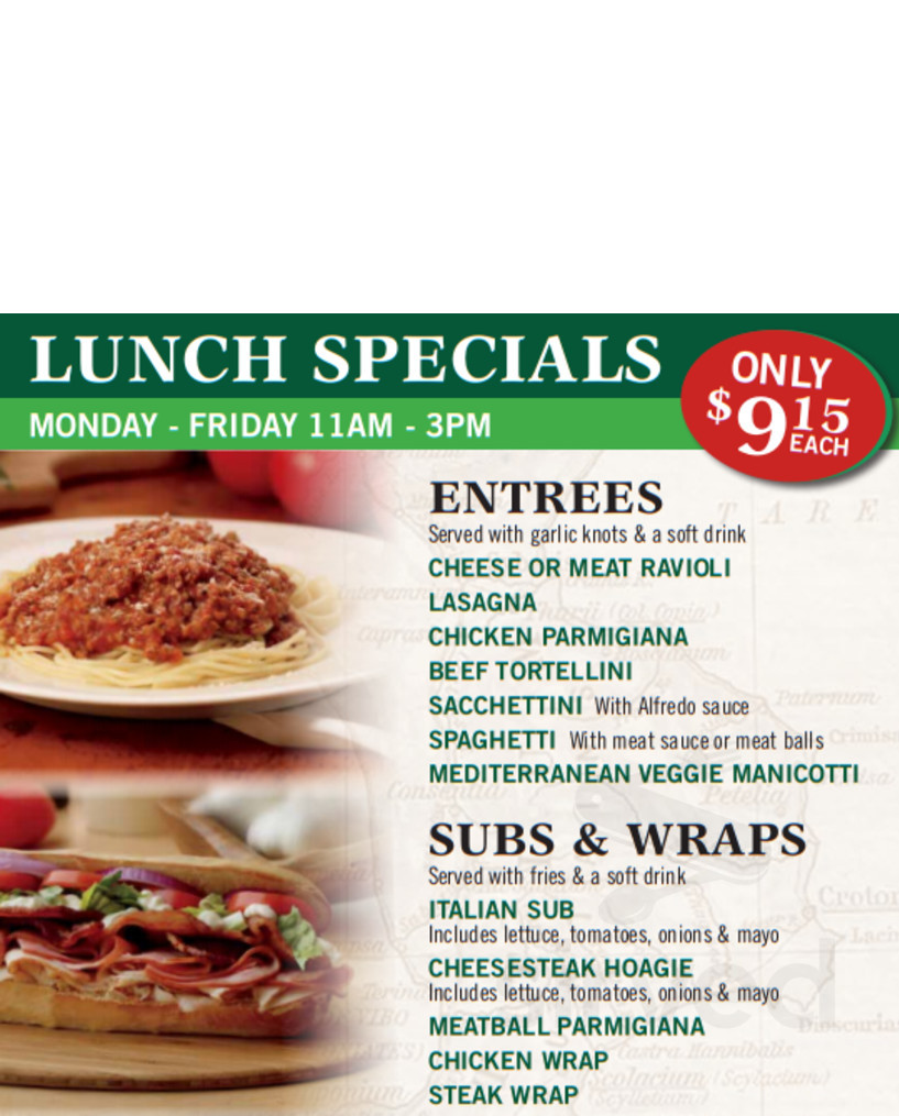 Angela's Italian Restaurant menu in Spotsylvania Courthouse, Virginia, USA