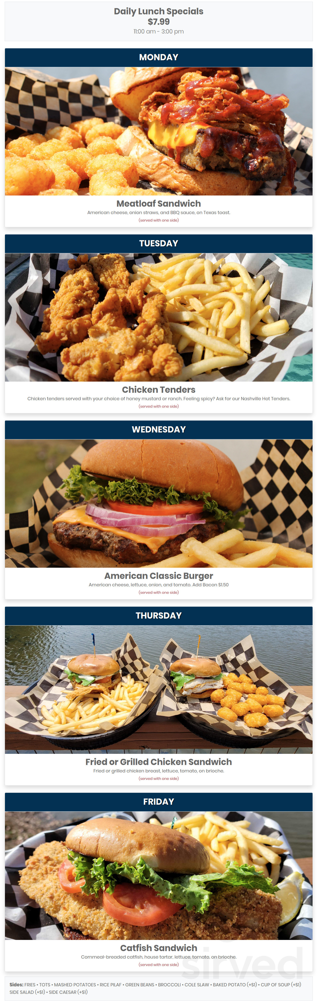 Menu - Louisville KY's Moya's American Kitchen | Sirved