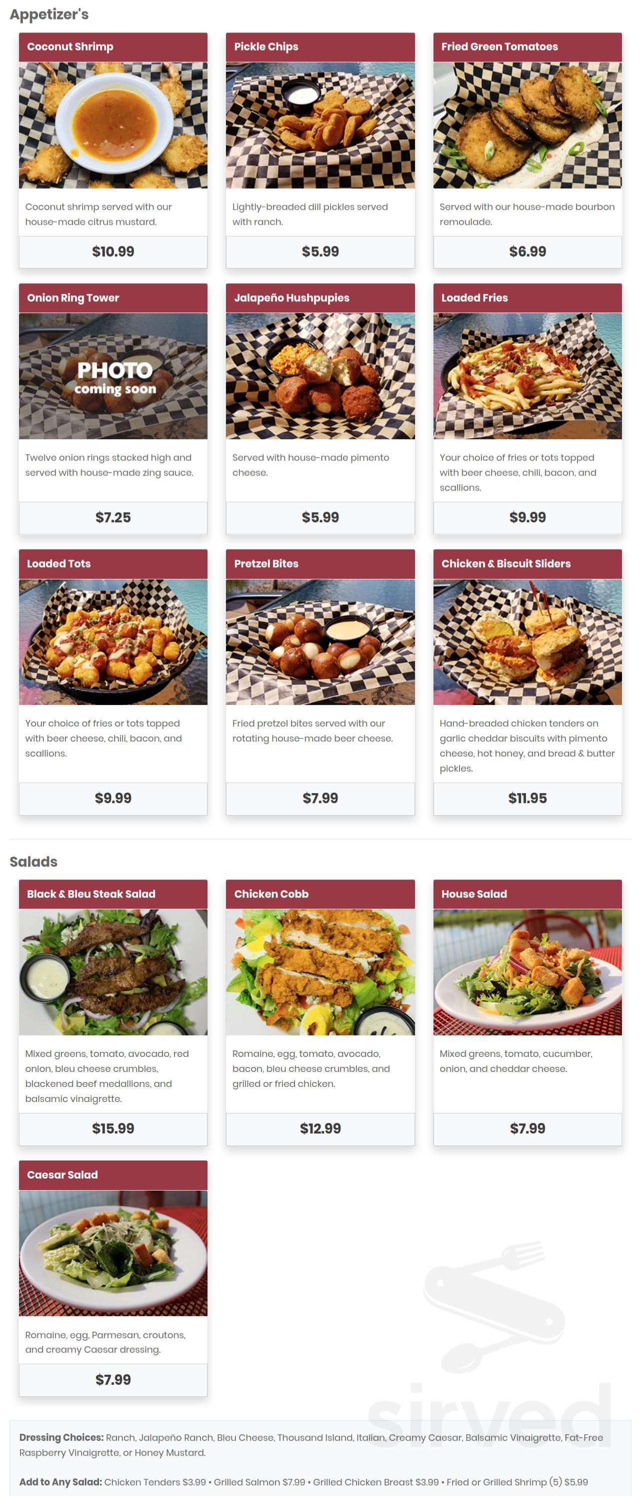 Menu - Louisville KY's Moya's American Kitchen | Sirved