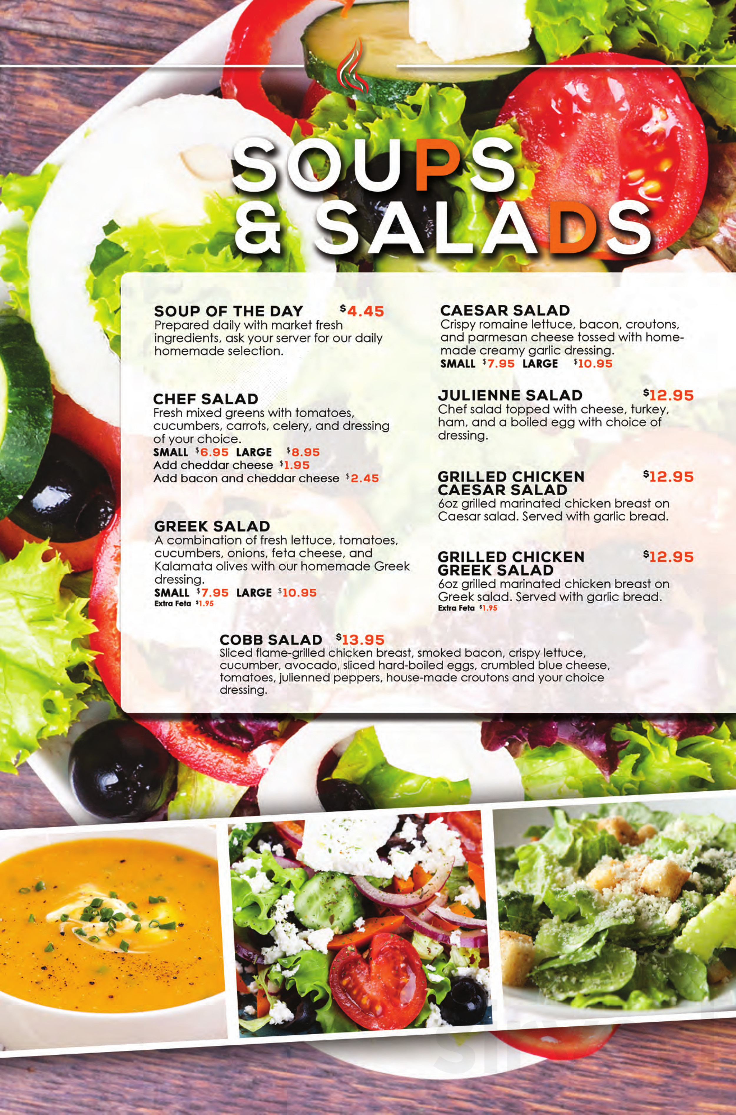 Quick Flame Restaurant and Bar menu in Oshawa, Ontario, Canada