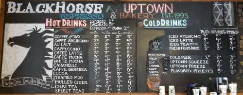 BlackHorse Espresso & Bakery menu in San Luis Obispo, California, USA