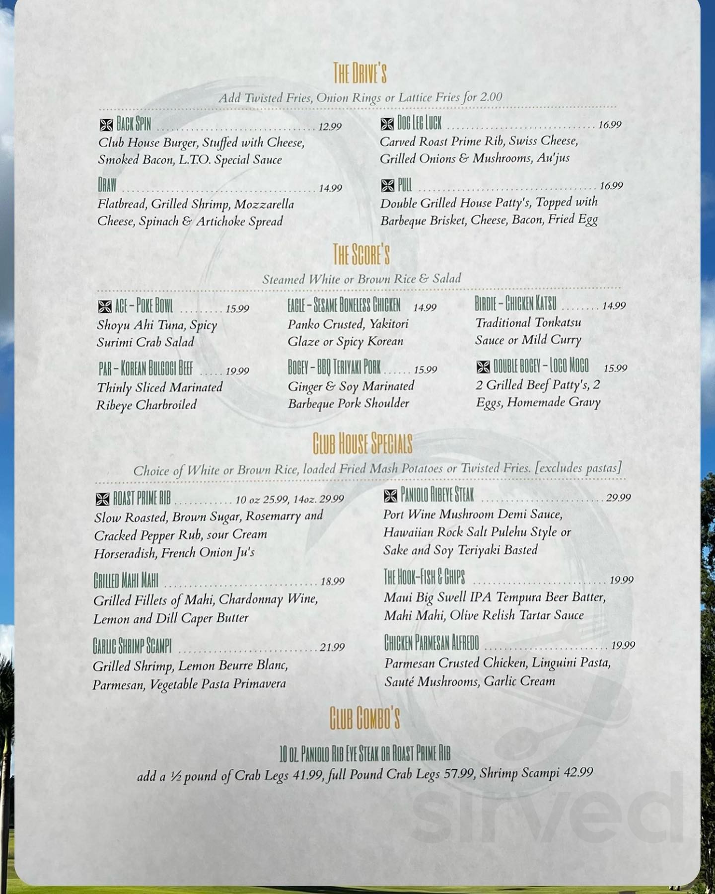 Nani Mau Restaurant & Garden menus in Hilo, Hawaii, United States