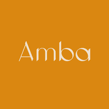 Amba menu in Cleveland Heights, Ohio, USA