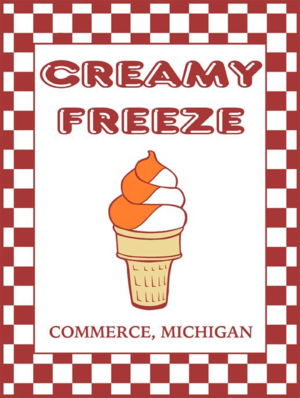 Menu for Creamy Freeze in Commerce Charter Twp, MI | Sirved