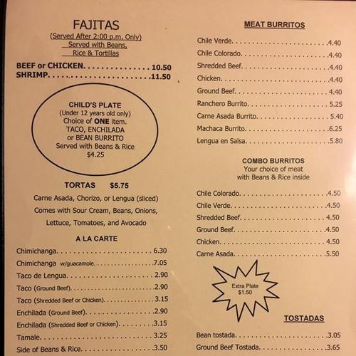 Country Fare Café menu in Fresno, California, USA