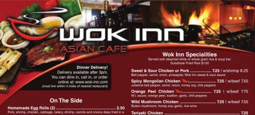 Menu for Wok Inn - San Antonio, TX | Sirved