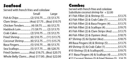 Menu for Brother's Fish House in Port Charlotte, FL | Sirved