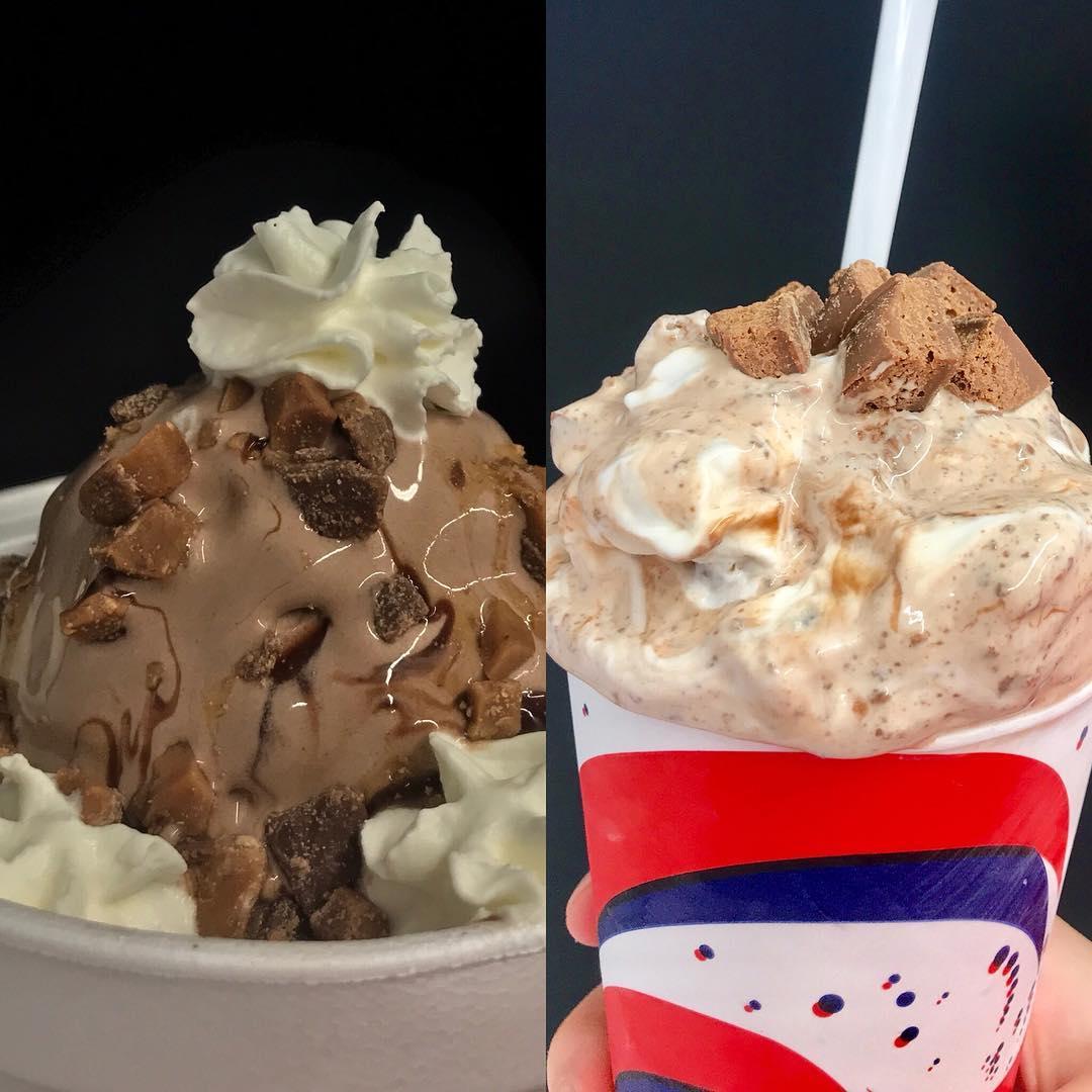 Milky Way menu in Regina, Saskatchewan, Canada