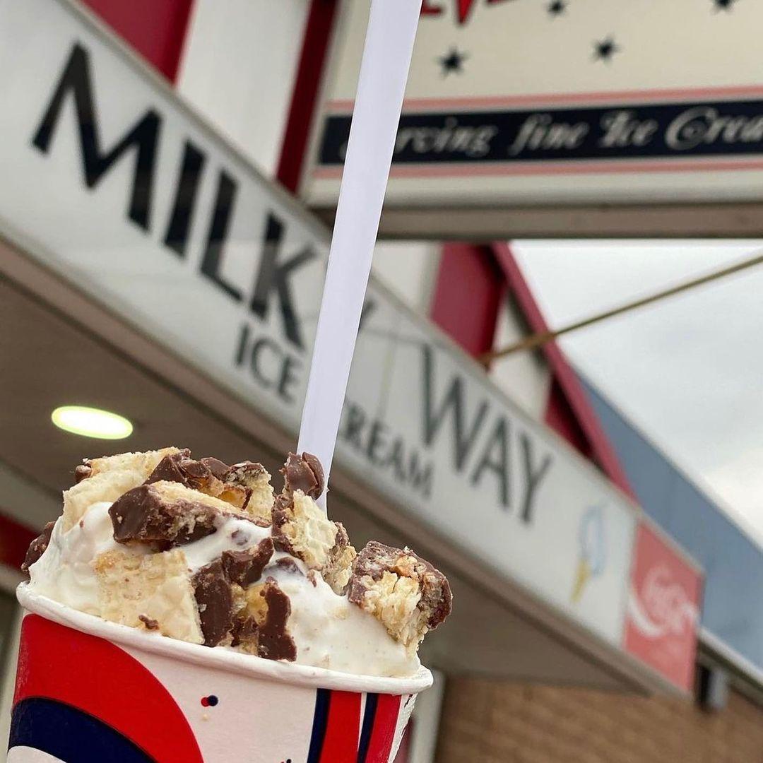 Milky Way menu in Regina, Saskatchewan, Canada