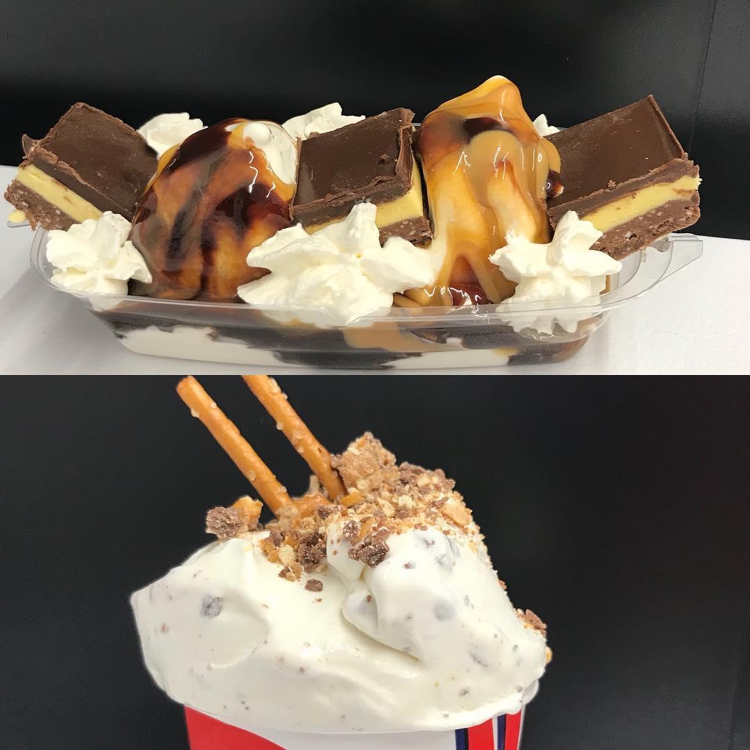 Milky Way menu in Regina, Saskatchewan, Canada