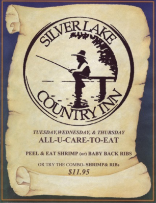 Menu for Silver Lake Country Inn in West Bend, WI | Sirved
