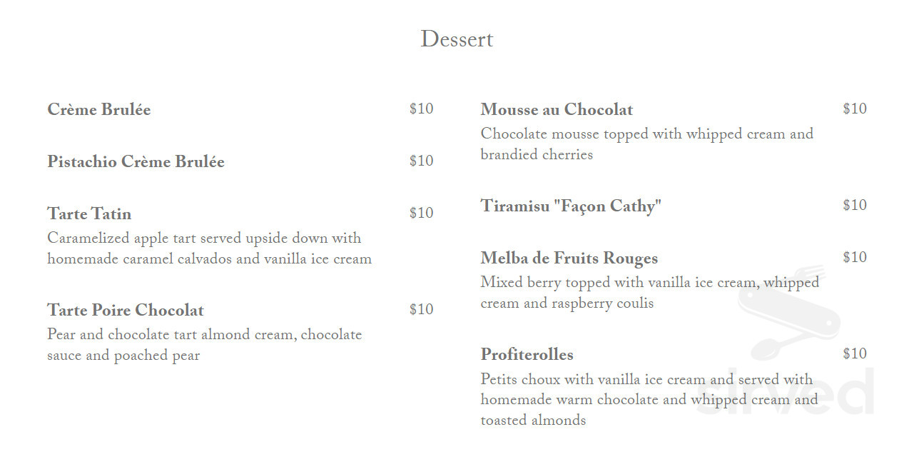 La Petite Maison menus in Atlanta, Georgia, United States