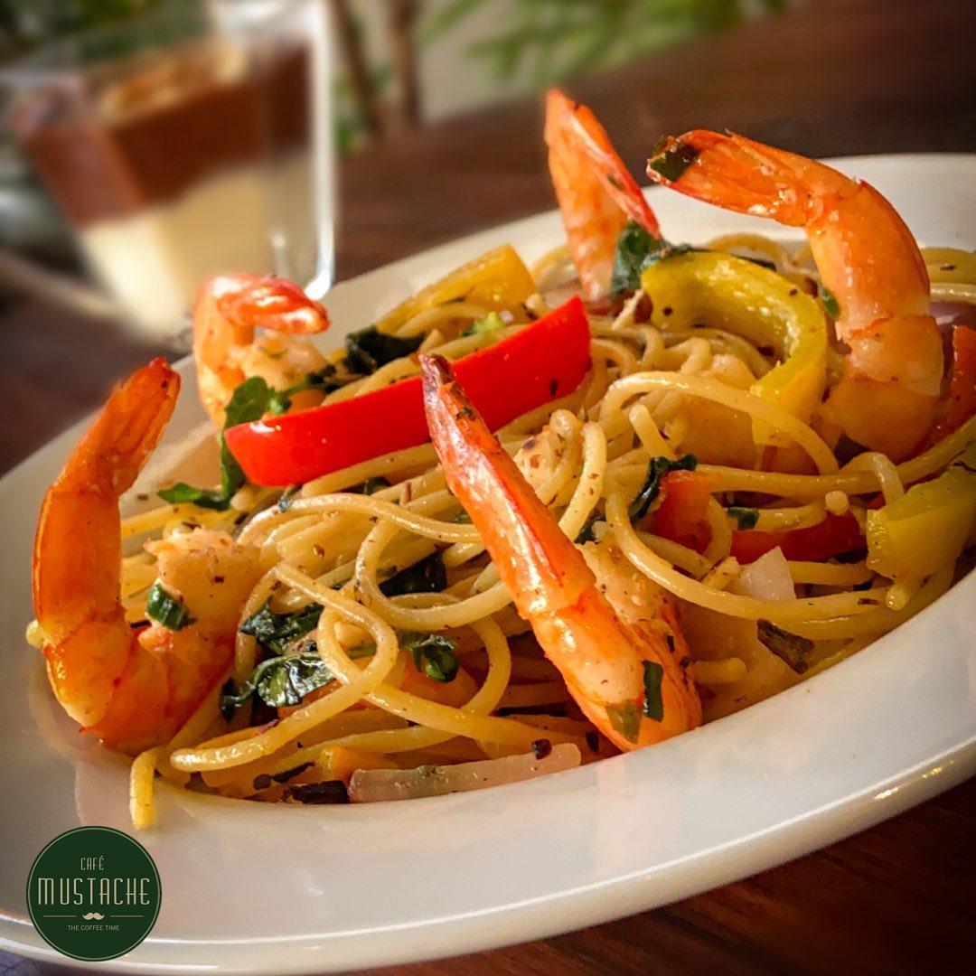 Cafe Mustache menu in Chicago, Illinois, USA