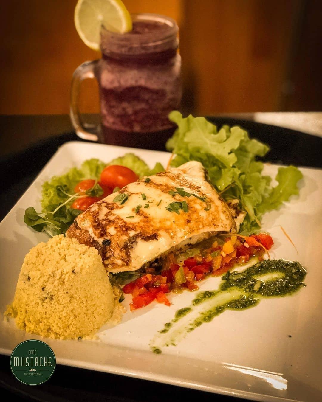 Cafe Mustache menu in Chicago, Illinois, USA