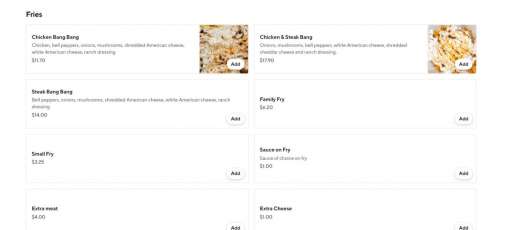 Menu for Baby D’s Chicken Shack in Euclid, OH | Sirved