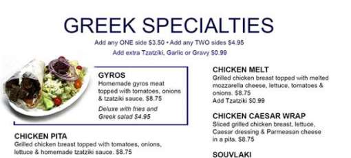 Menu for The Hungry Wolf Restaurant in Windsor, ON | Sirved