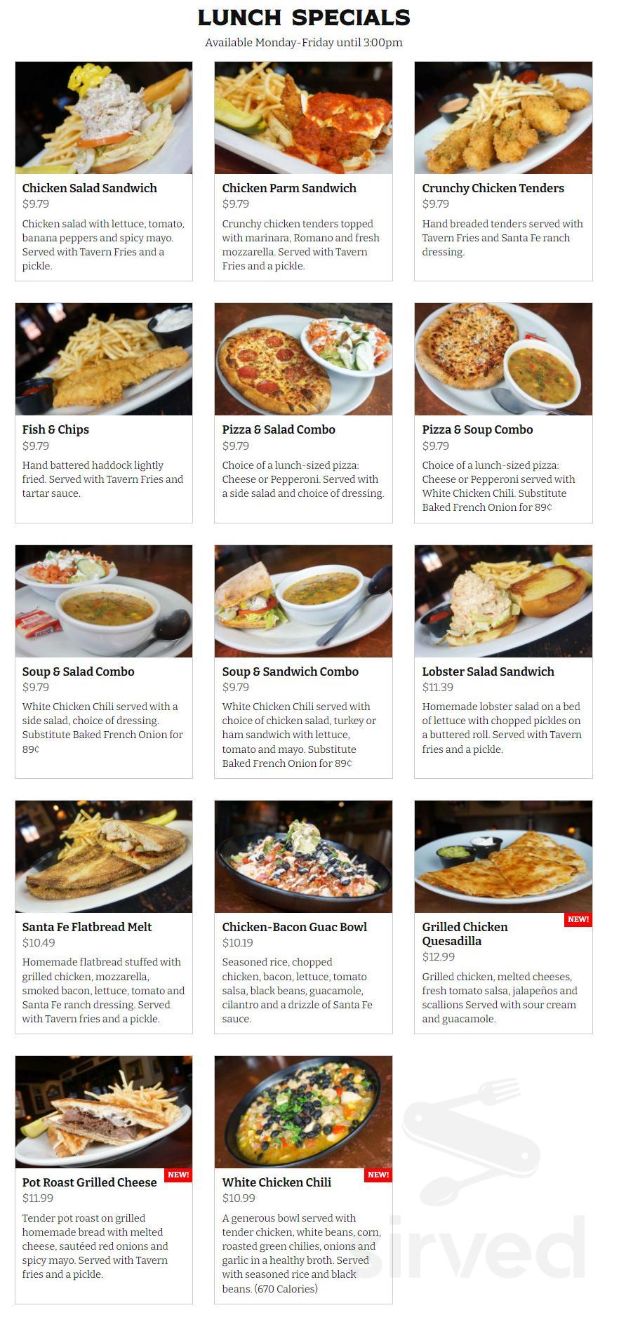 Menu for CopperTop Tavern North Syracuse in North Syracuse, NY | Sirved
