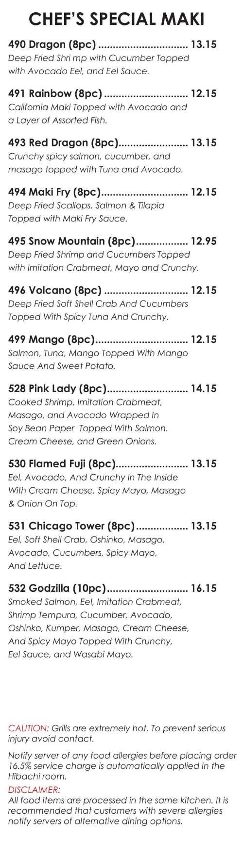 Chi Tung Restaurant menu in Evergreen Park, Illinois, USA