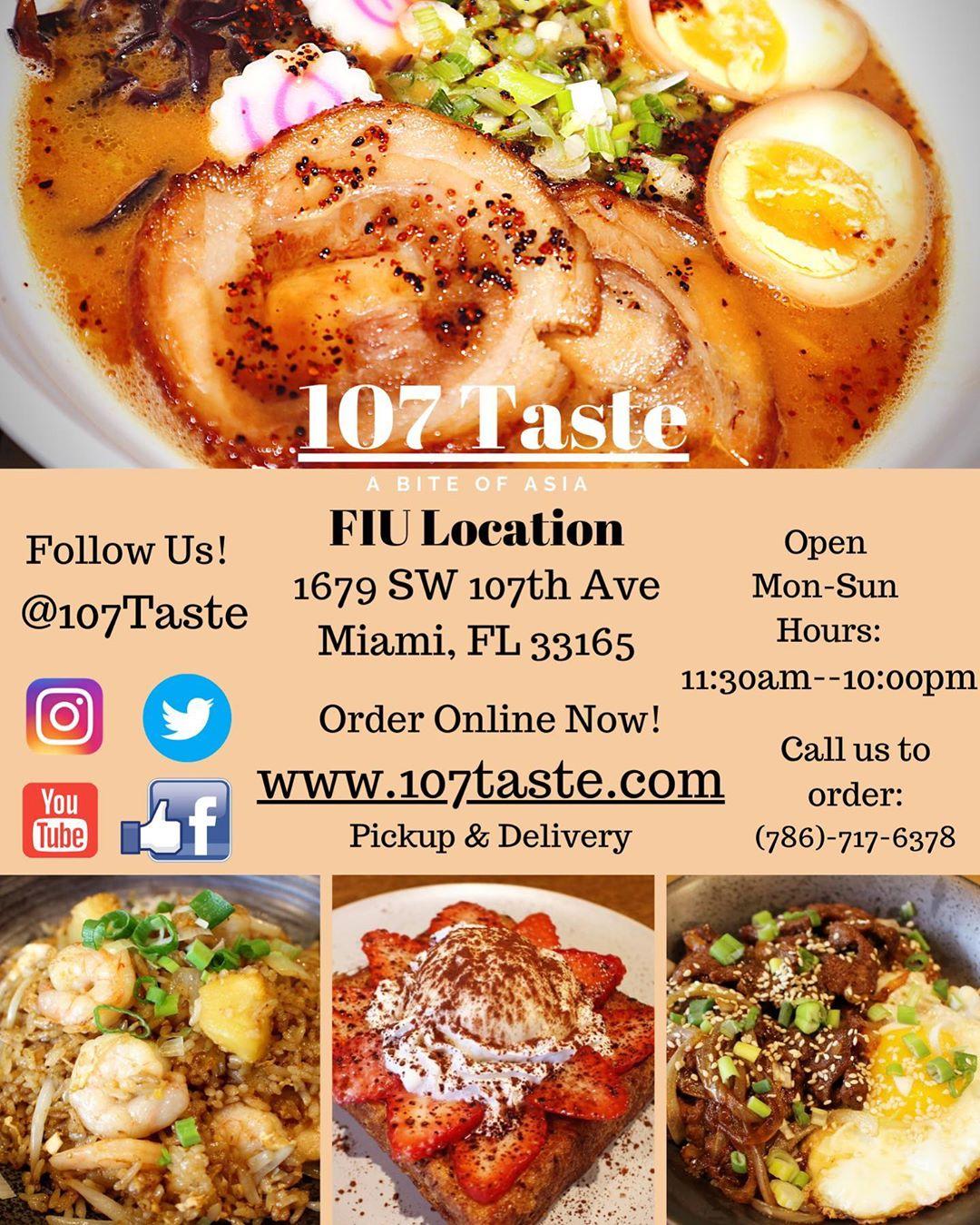 107 Taste Brickell menus in Miami, Florida, United States