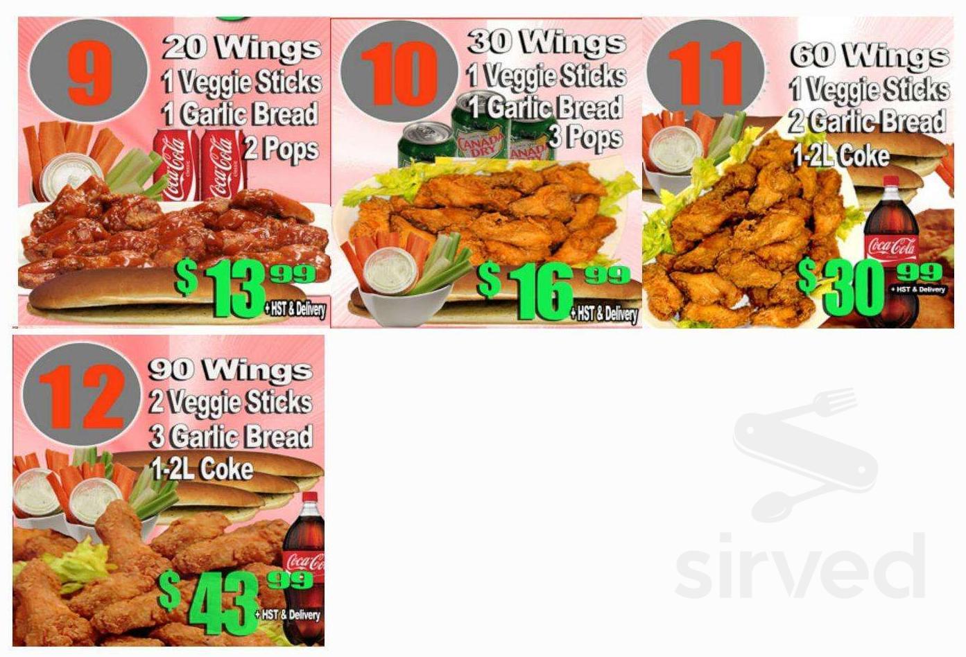 244 Pizza & Wings menu in York, Ontario, Canada