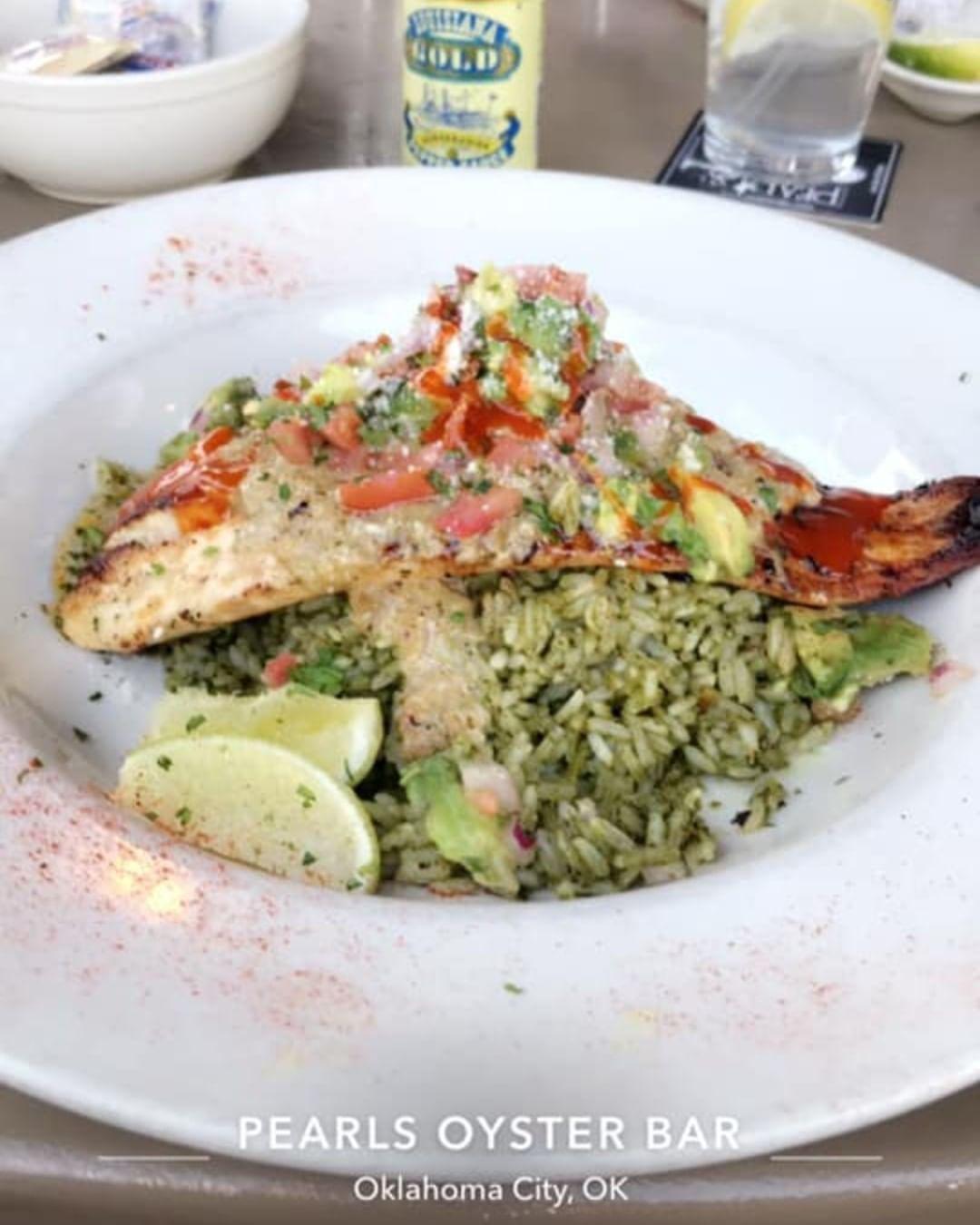 Pearl's Oyster Bar menu in Oklahoma City, Oklahoma, USA