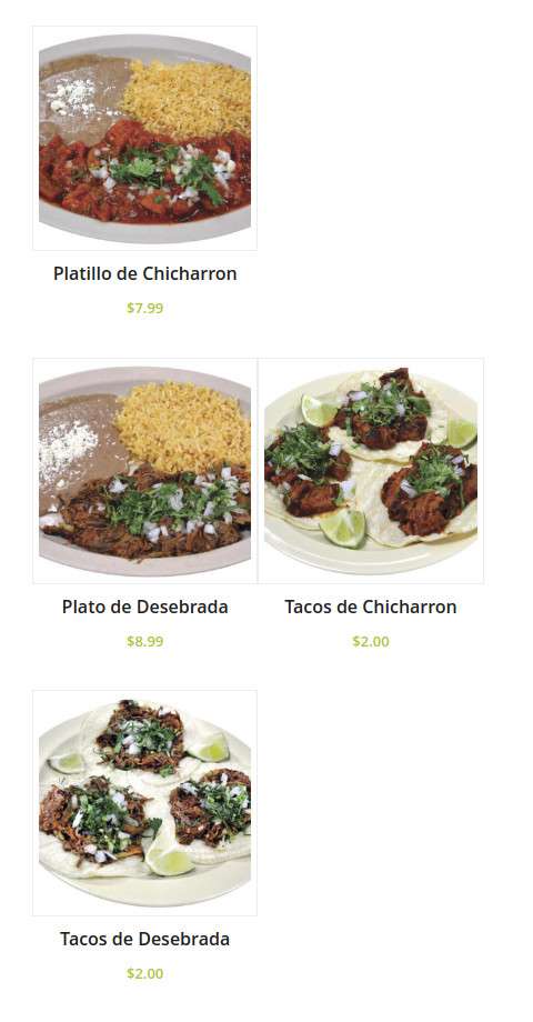 Boss Man Tacos Burritos & More menu in Springdale, Arkansas, USA