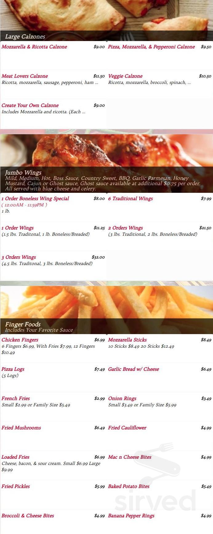 Menu - Bergen NY's Ralph & Rosie Delicatessen | Sirved