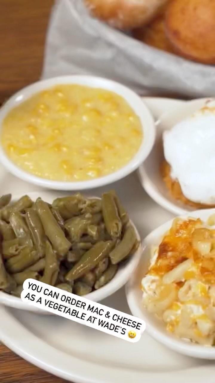 Wade's Restaurant menu in Spartanburg, South Carolina, USA