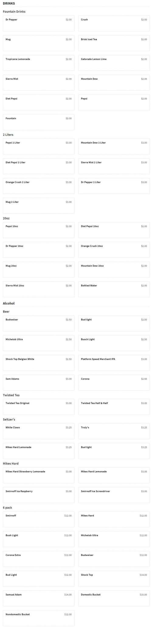 Jac & Do's Pizza menu in Kenton, Ohio, USA