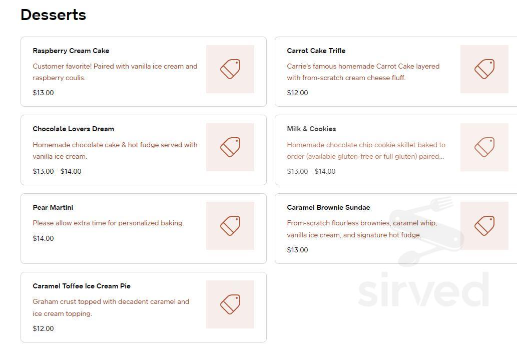 Northfork Fin & Filet menus in Woodruff, Wisconsin, United States