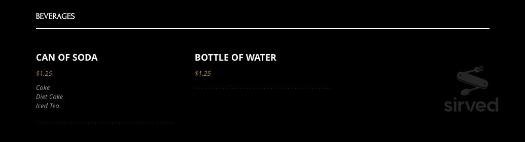 Jay's Beef of Harwood Heights menus in Harwood Heights, Illinois ...