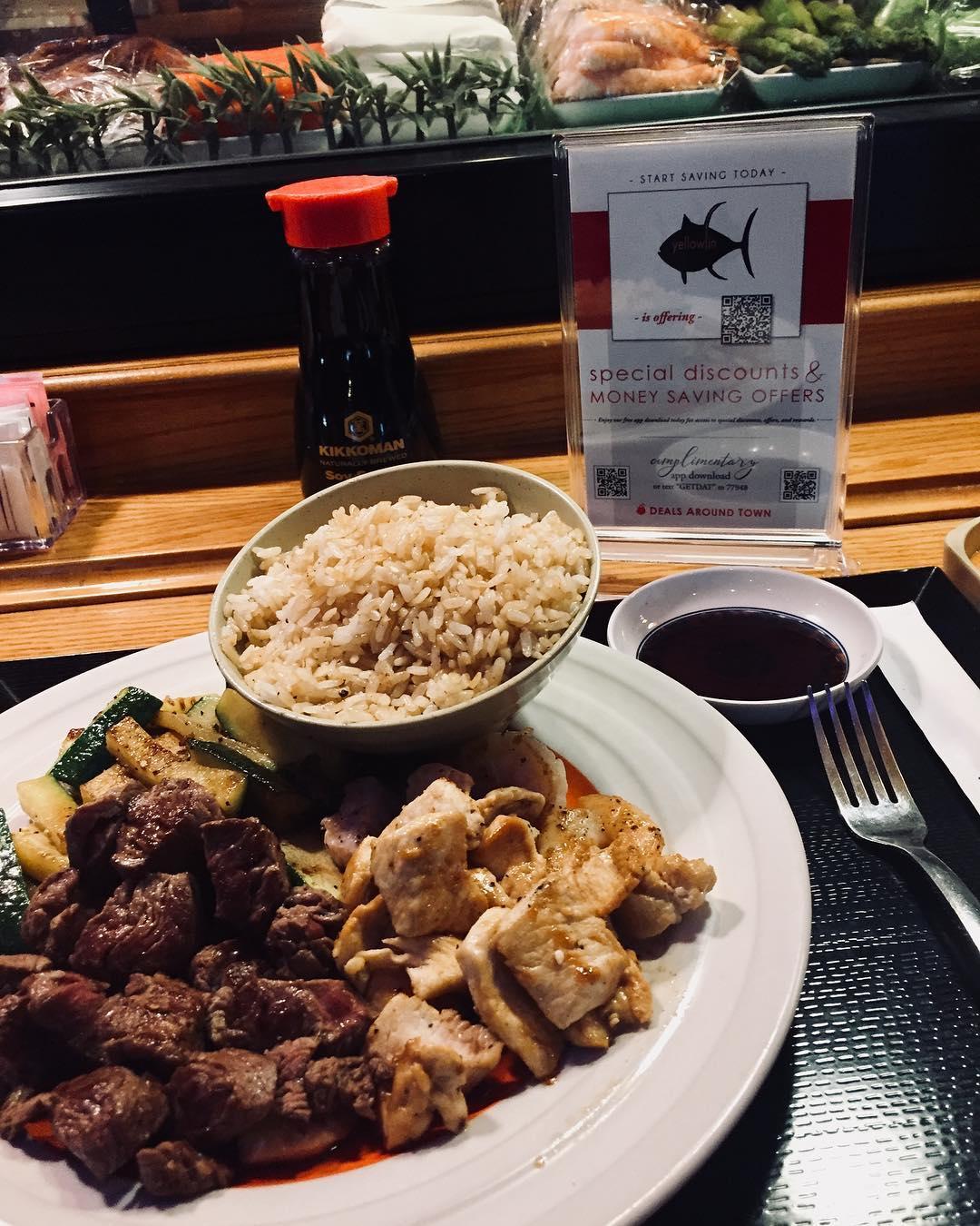 Yellowfin Sushi & Hibachi Grill menu in Hernando, Mississippi, USA