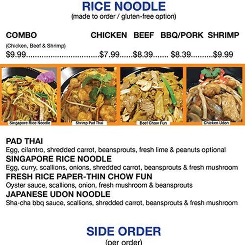 China GO XP menu in Wichita, Kansas, USA