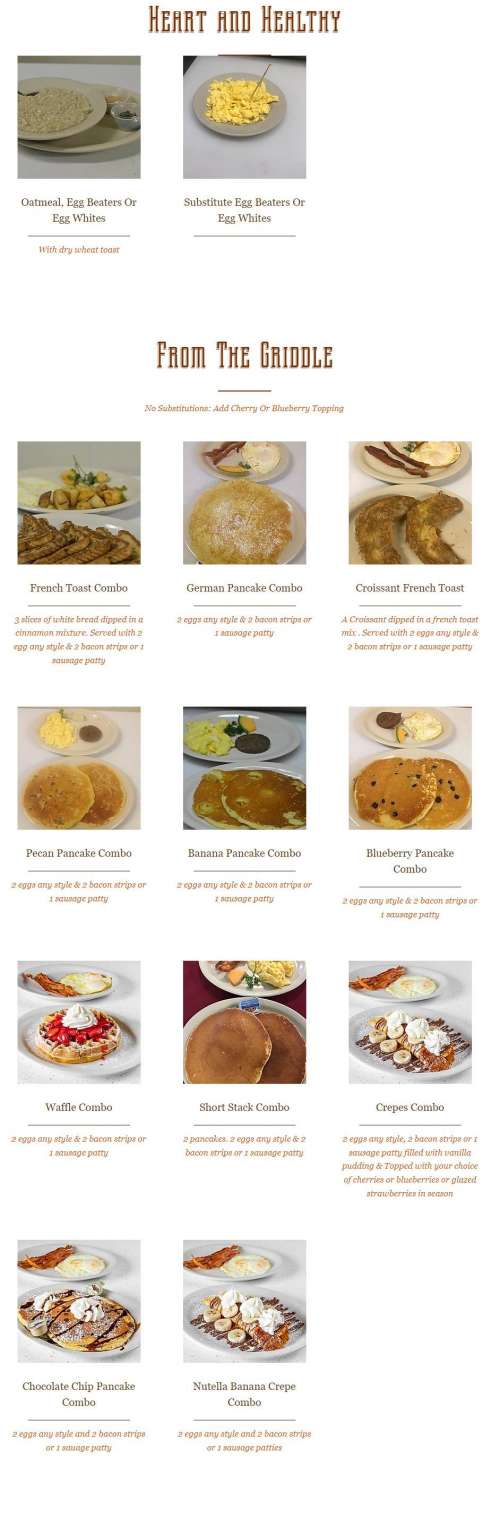 Jay Jay Cafe menu in Arlington, Texas, USA