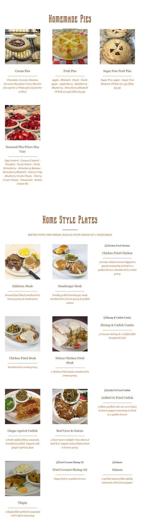 Jay Jay Cafe menu in Arlington, Texas, USA