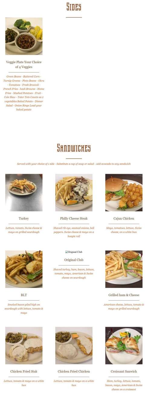 Jay Jay Cafe menu in Arlington, Texas, USA