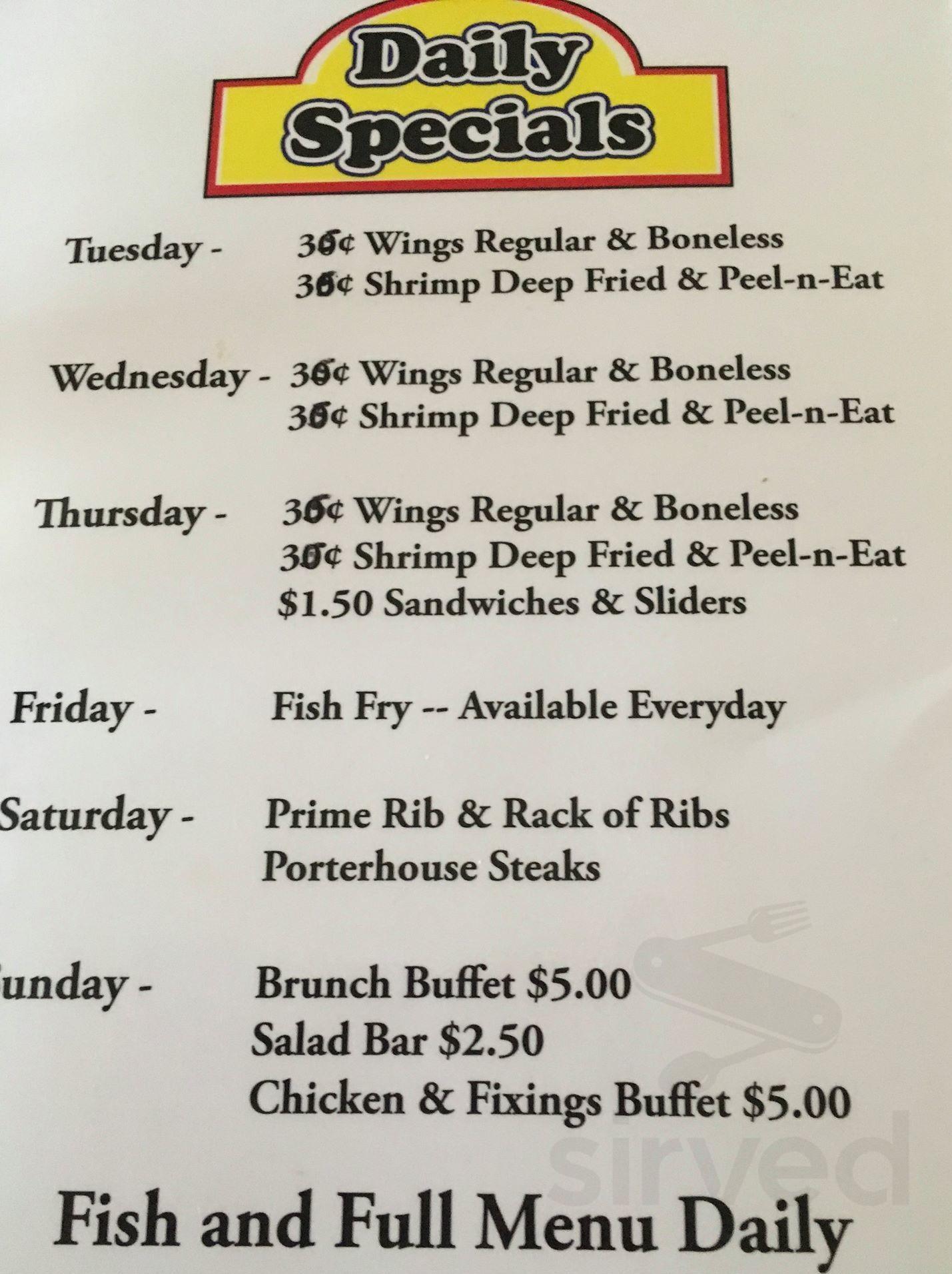 Four Way Bar & Restaurant menu in Suamico, Wisconsin, USA