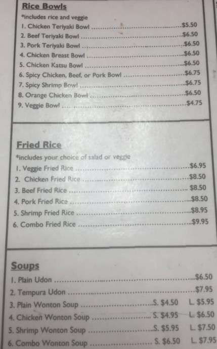 Cafe Gossip menu in Moreno Valley, California, USA