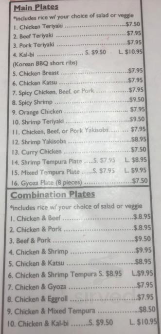 Cafe Gossip menu in Moreno Valley, California, USA