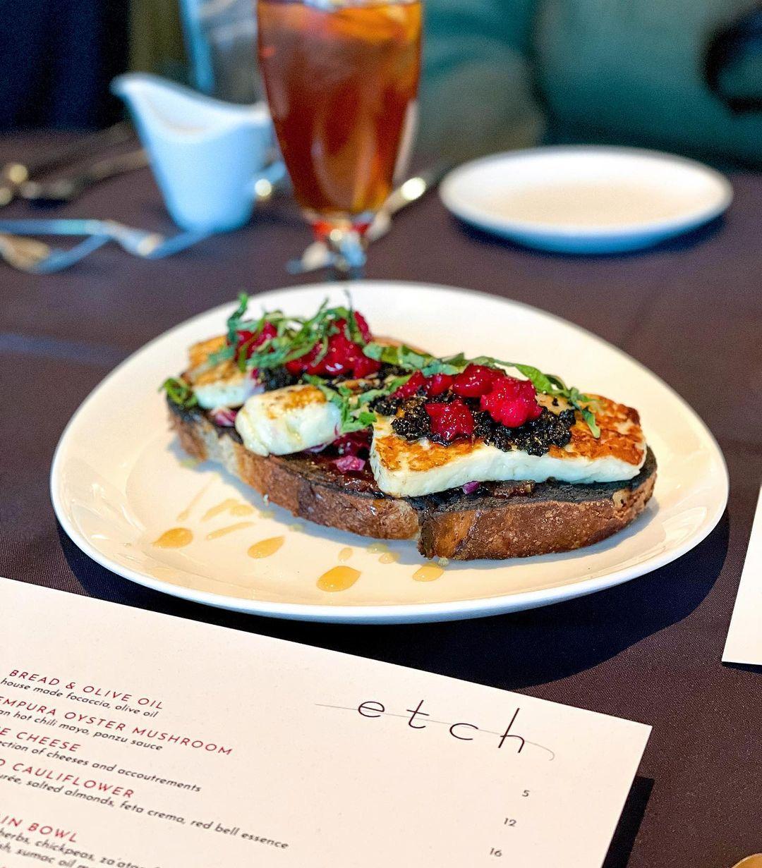 Etch menus in Nashville, Tennessee, United States