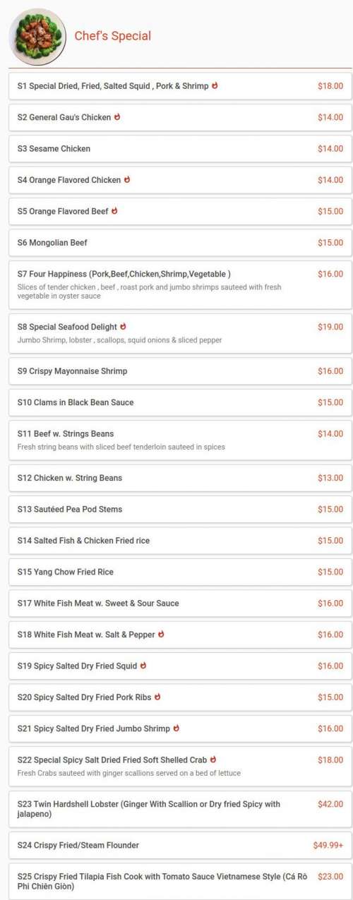 Lowell Asian Bakery and Restaurant menu in Lowell, Massachusetts, USA
