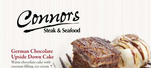 Menu for Connors Steak & Seafood in Louisville, KY | Sirved