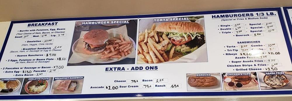 Danny's Donut House menus in Caruthers, California, United States