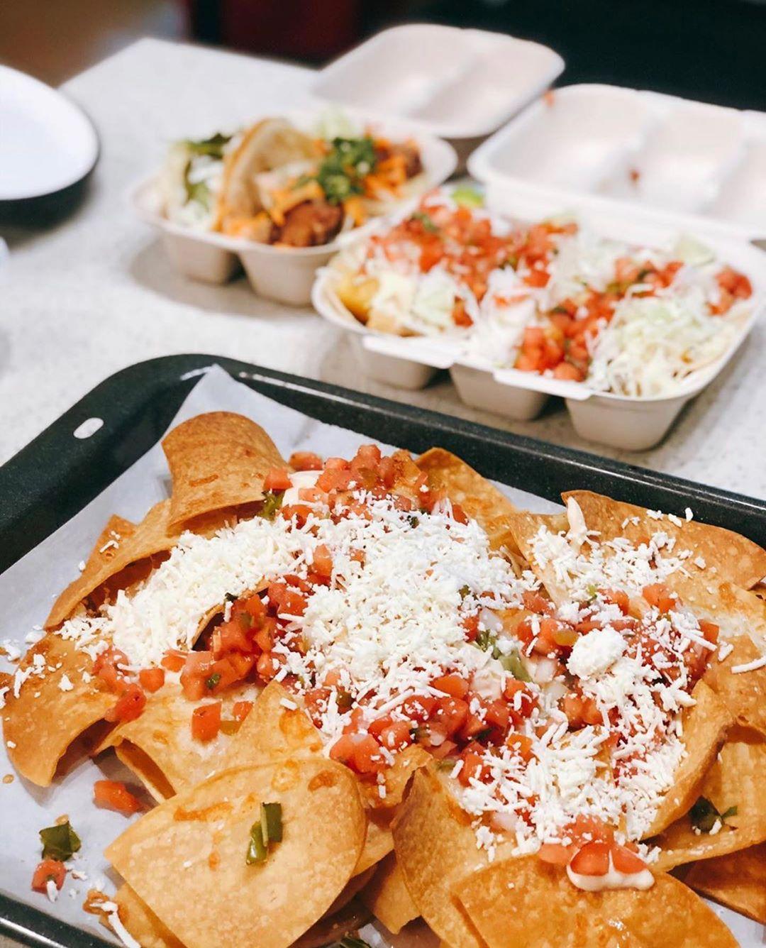 Tacofino menu in Victoria, British Columbia, Canada