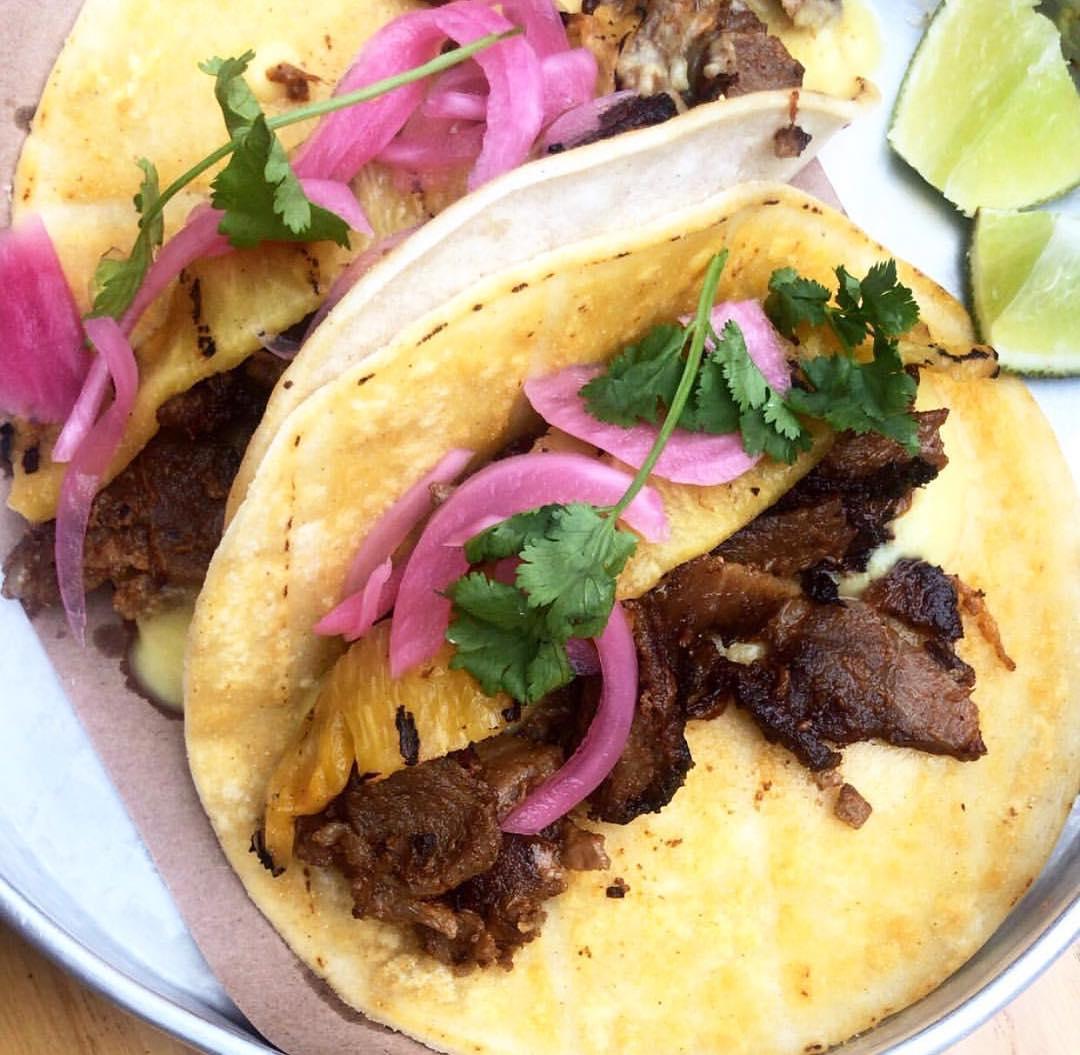 Tacofino menu in Victoria, British Columbia, Canada