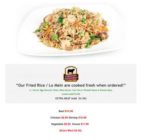 J. Buffalo Wings menu in Atlanta, Georgia, USA