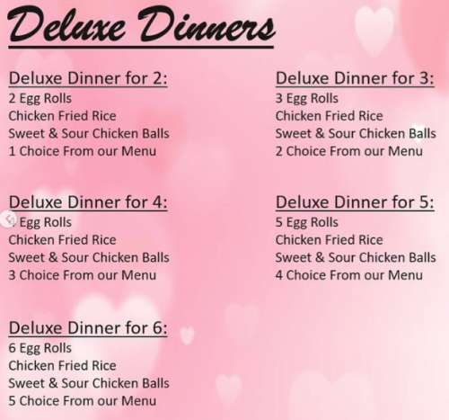 Yummy Chow Chinese Restaurant menu in Delhi, Ontario, Canada