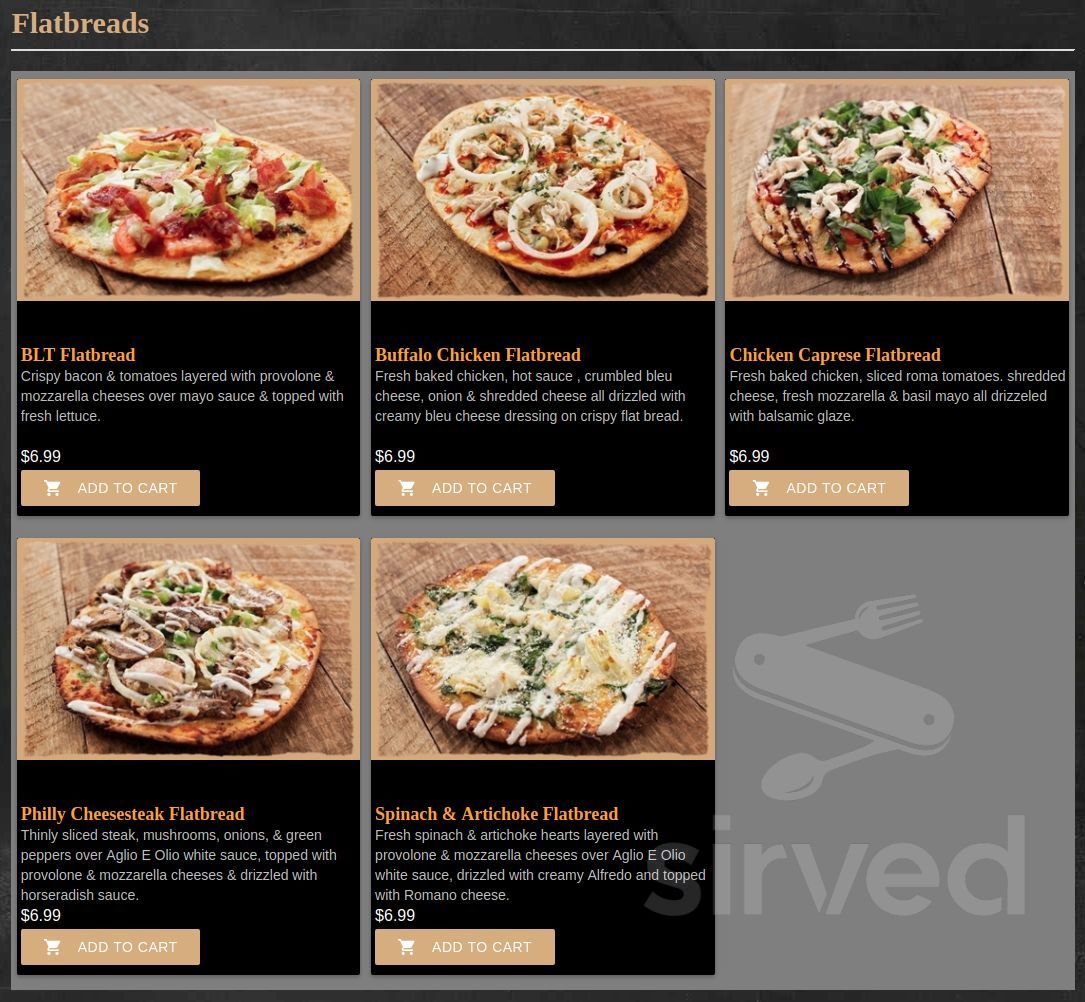 Zeppe's Pizzeria menu in Painesville, Ohio, USA