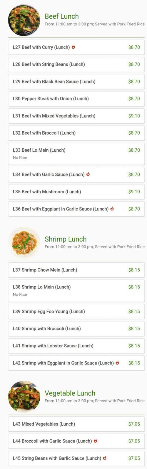 Golden Harbor menu in Queens, New York, USA