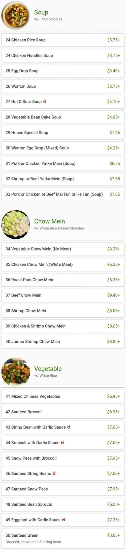 Golden Harbor menu in Queens, New York, USA